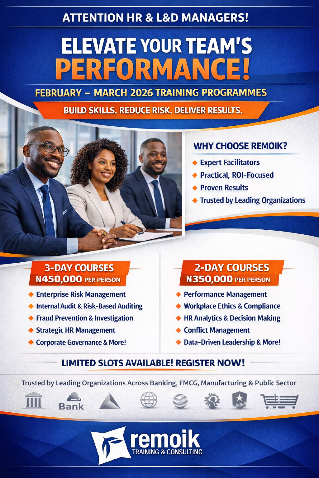 Professional Training Courses in Nigeria - Remoik Training & Consulting